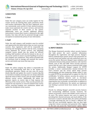 Online Courier Management | PDF