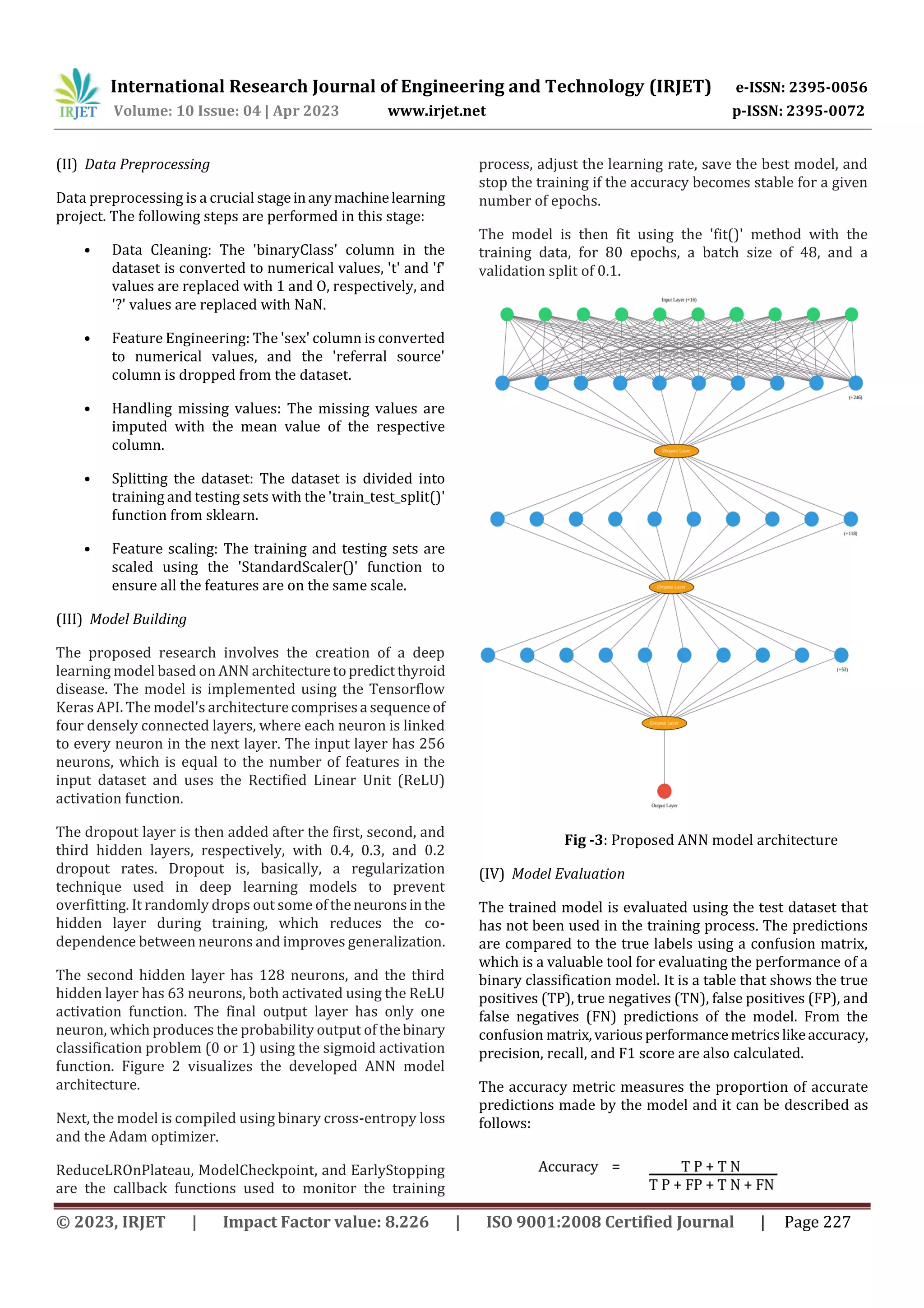 Deep Learning-Based Approach for Thyroid Dysfunction Prediction | PDF