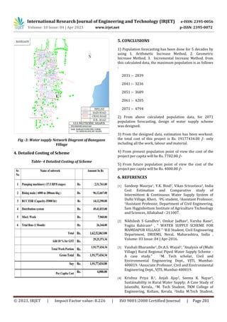 “DESIGN OF WATER SUPPLY SCHEME IN VILLAGE – BANEGAON, TALUKA – NORTH ...