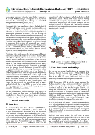 Impact of Land-use and Land-cover Change Dynamics on Flooding: A Case Study of Safilguda and ...