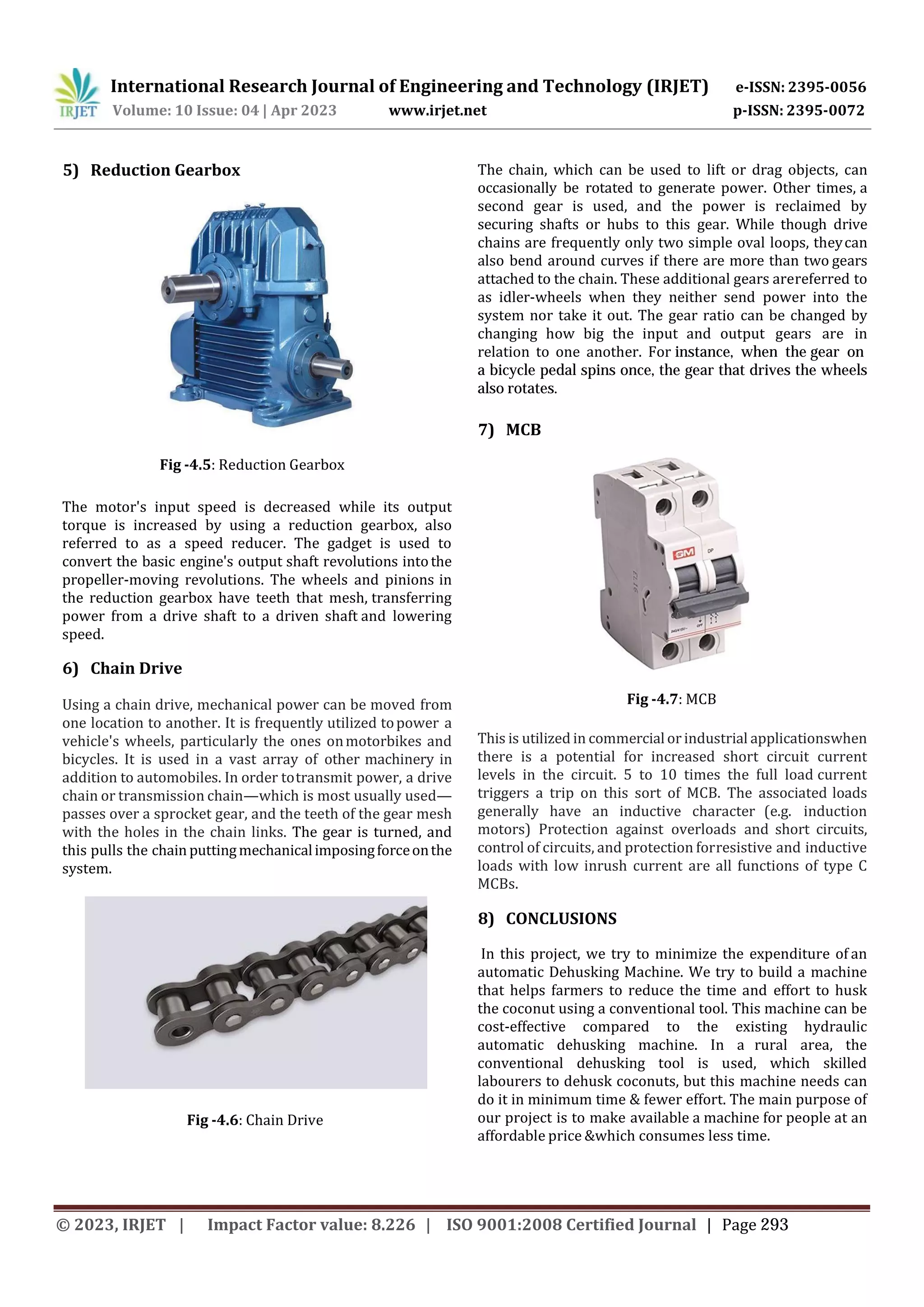 COCONUT DEHUSKING MACHINE | PDF