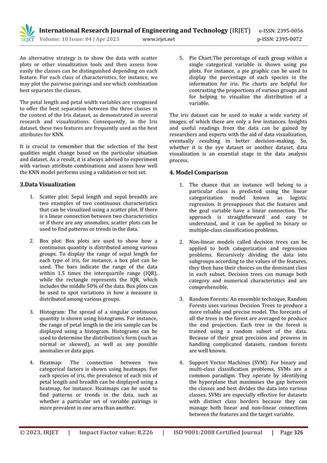 Case Study: Prediction on Iris Dataset Using KNN Algorithm | PDF