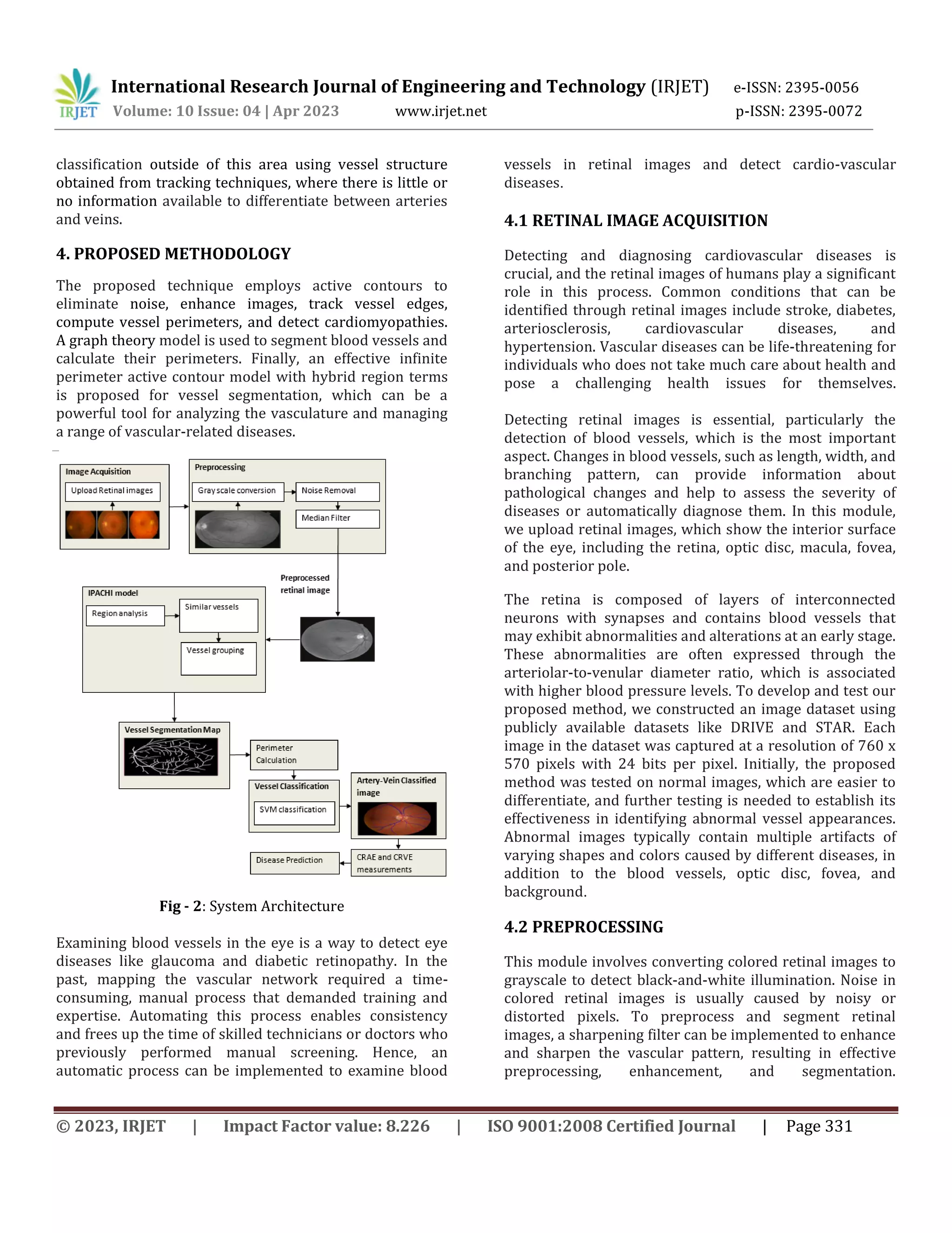 RETINA DISEASE IDENTIFICATION USING IMAGE PROCESSING | PDF