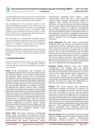 PERFORMANCE EVALUATION AND ANALYSIS OF FREQUENCY RECONFIGURABLE DIELECTRIC RESONATOR ANTENNA: A ...