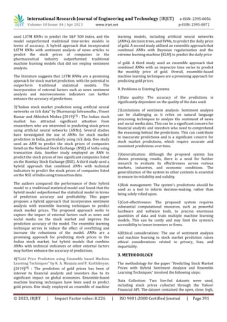 Predicting Stock Market Prices with Sentiment Analysis and Ensemble ...