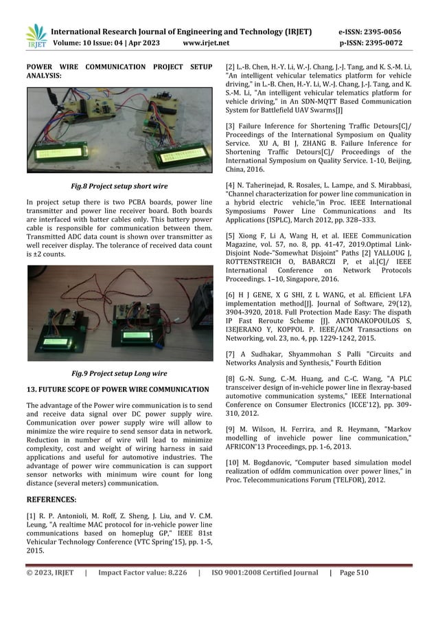 ANALYSIS OF POWER WIRE COMMUNICATION SYSTEM | PDF | Computer Networking | Computing
