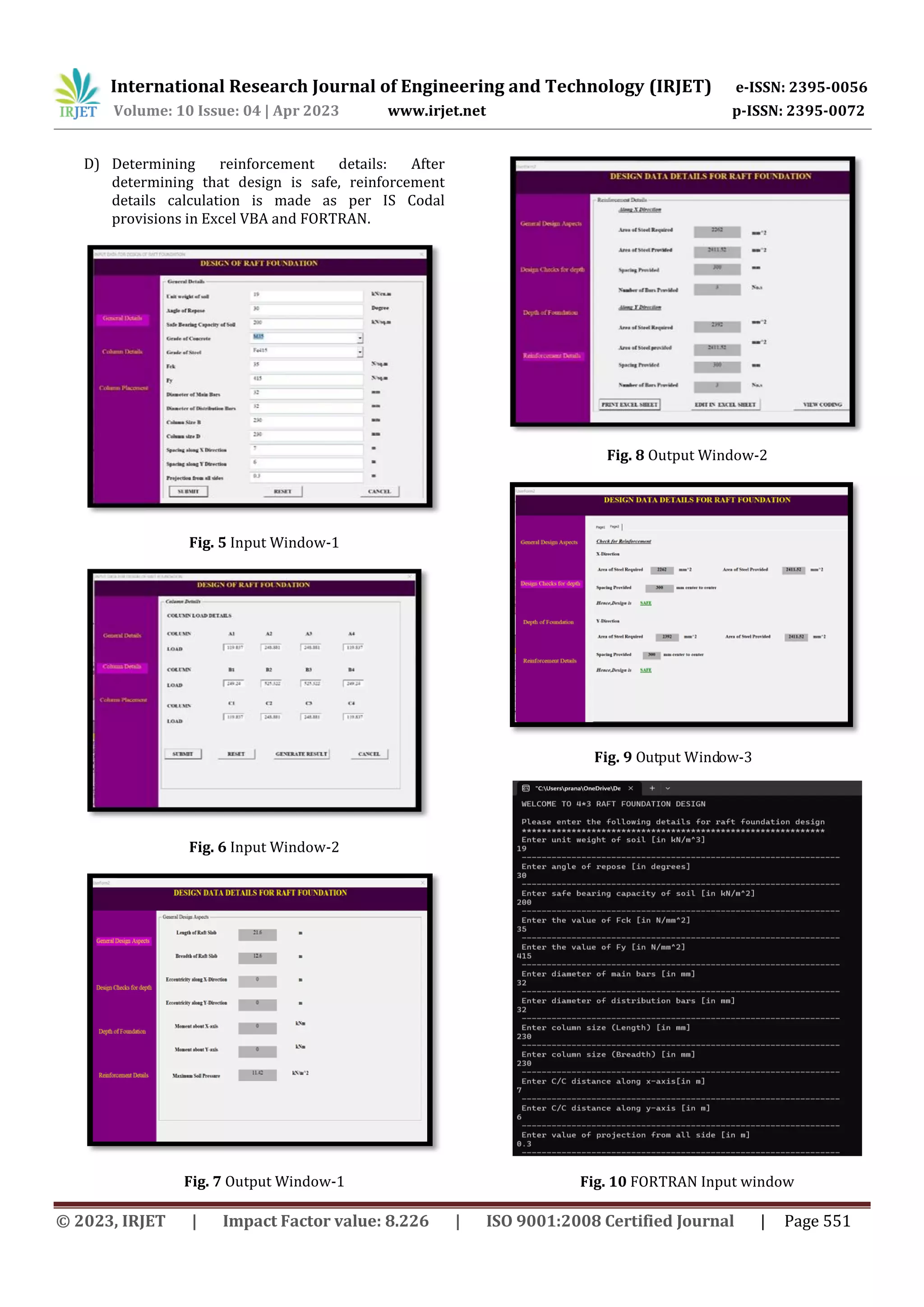 Computer-Aided Design of Raft Foundation using Excel VBA and FORTRAN | PDF