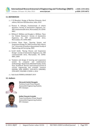 Design and Development of Ackerman Steering System for Formula Student ...