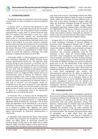 CrAlSim: A Cryptography Algorithm Simulator | PDF