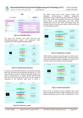 CrAlSim: A Cryptography Algorithm Simulator | PDF