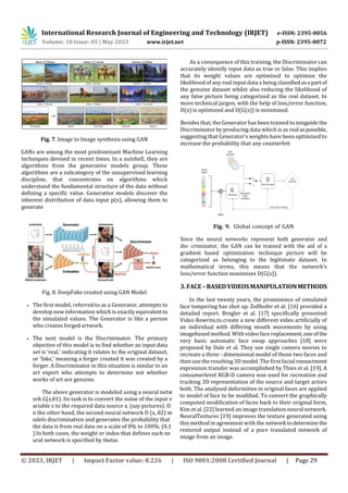 System for Detecting Deepfake in Videos – A Survey | PDF
