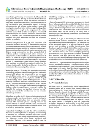 ANDROID & FIREBASE BASED ANTI THEFT MOBILE APPLICATION | PDF