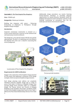 Application of Biophilic Design in Architecture | PDF