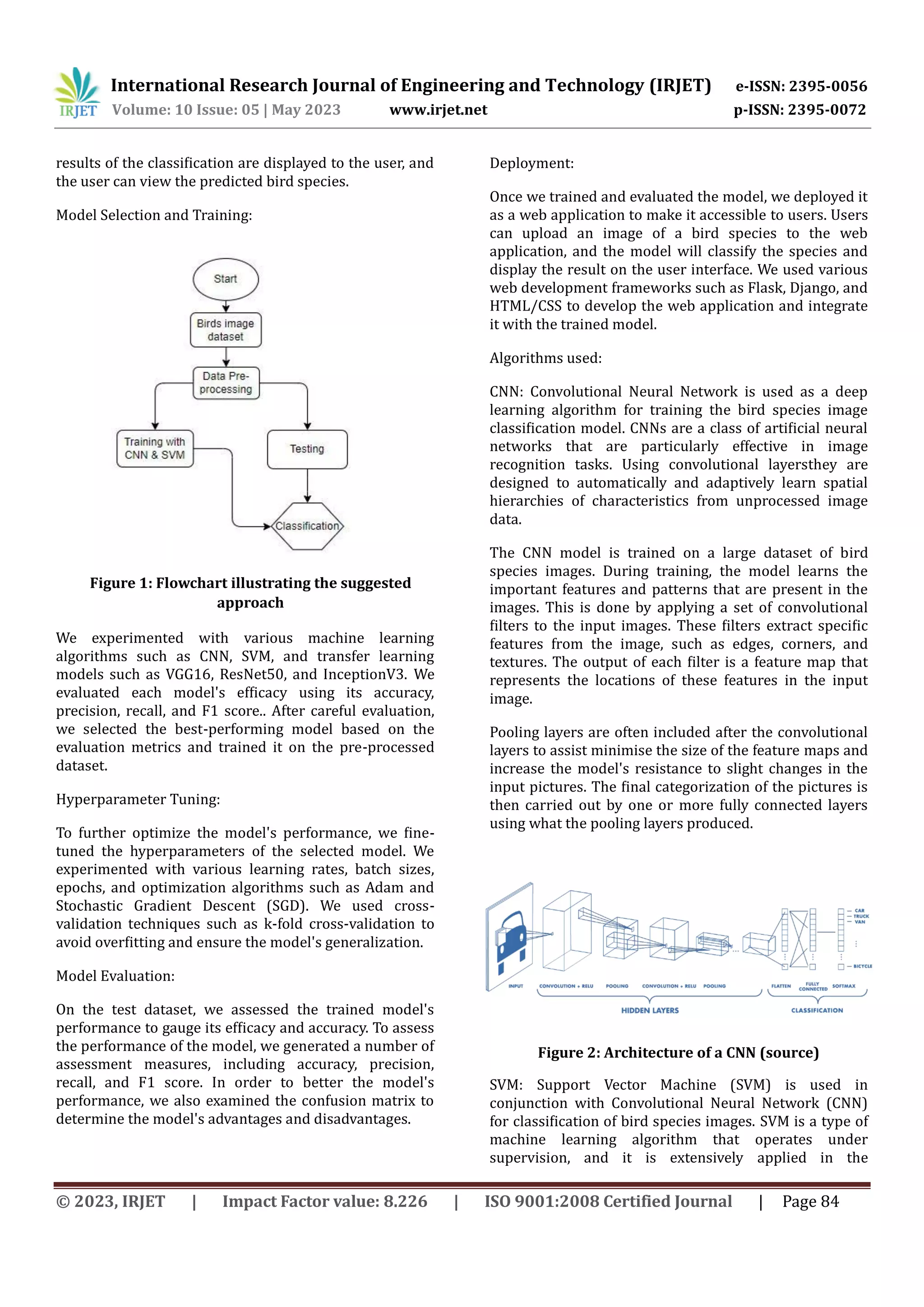 Endangered Bird Species Classification Using Machine Learning ...
