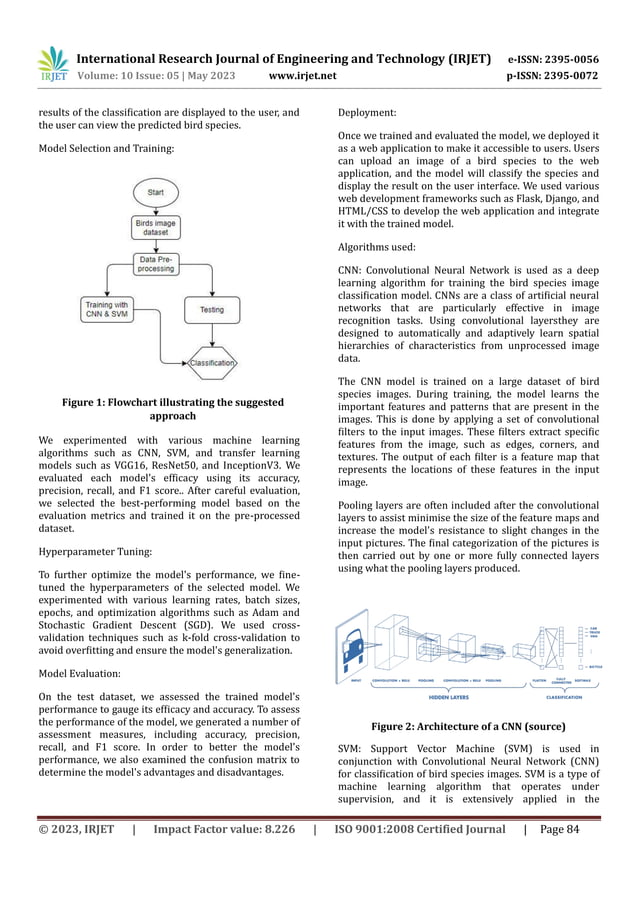 Endangered Bird Species Classification Using Machine Learning ...