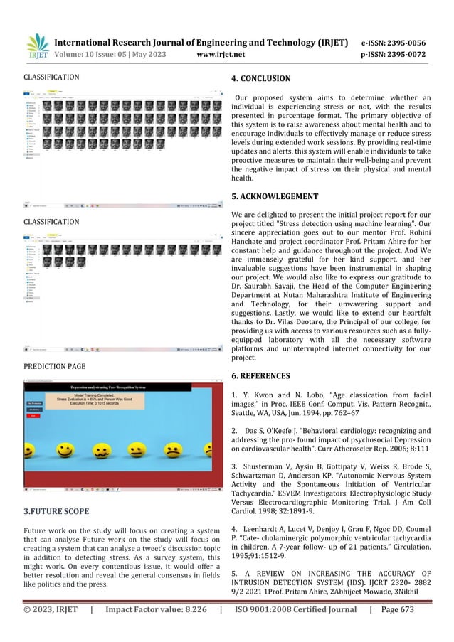 Stress Detection Using Machine Learning Pdf Brain And Nervous System Disorders Diseases