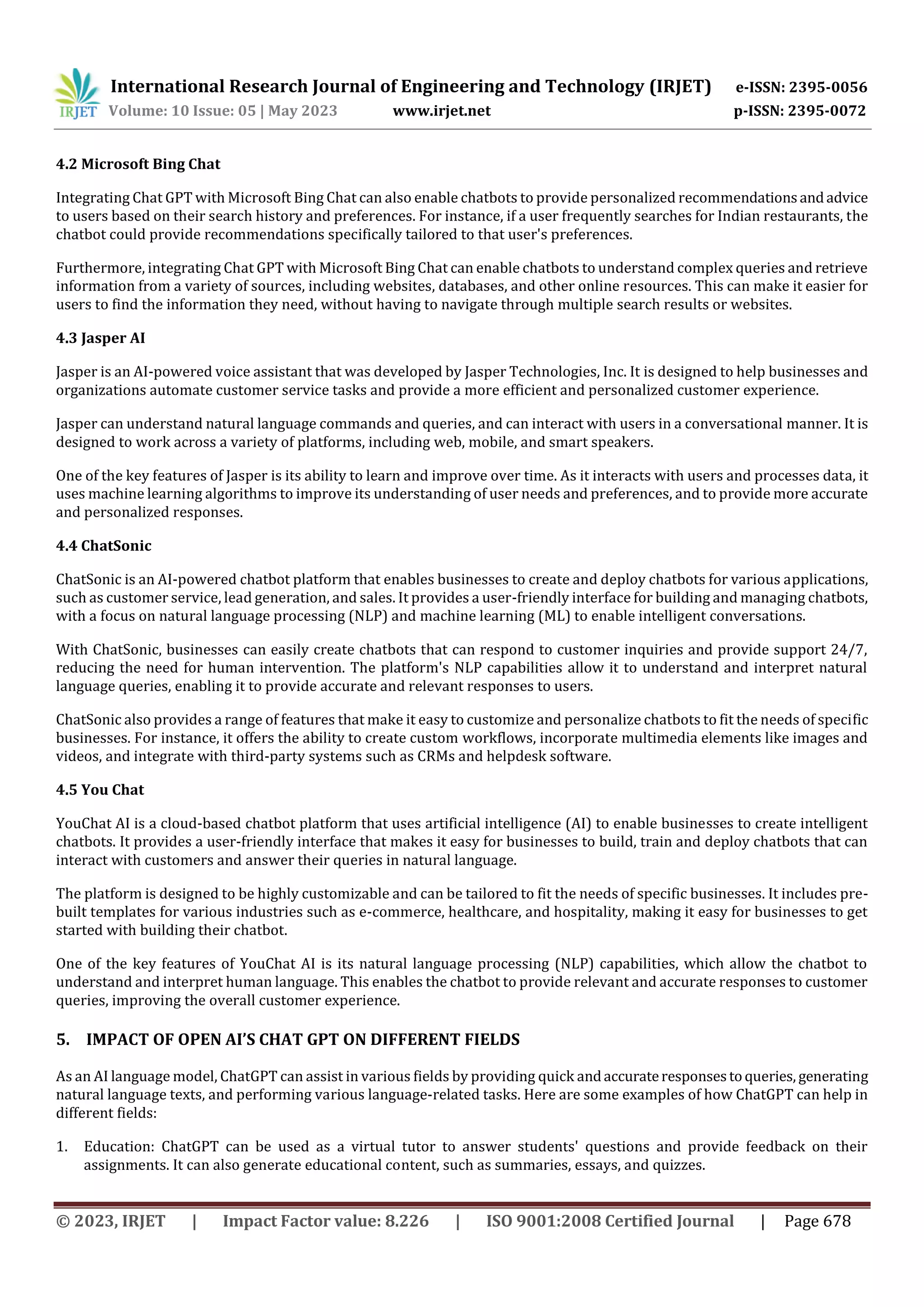 Chat Generative Pre-Trained Transformer: An Overview | PDF