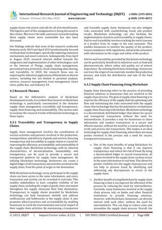 Bibliometric review of application of blockchain in supply chain management | PDF