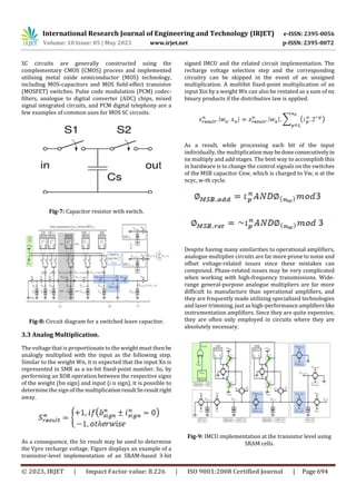 SRAM BASED IN-MEMORY MATRIX VECTOR MULTIPLIER | PDF
