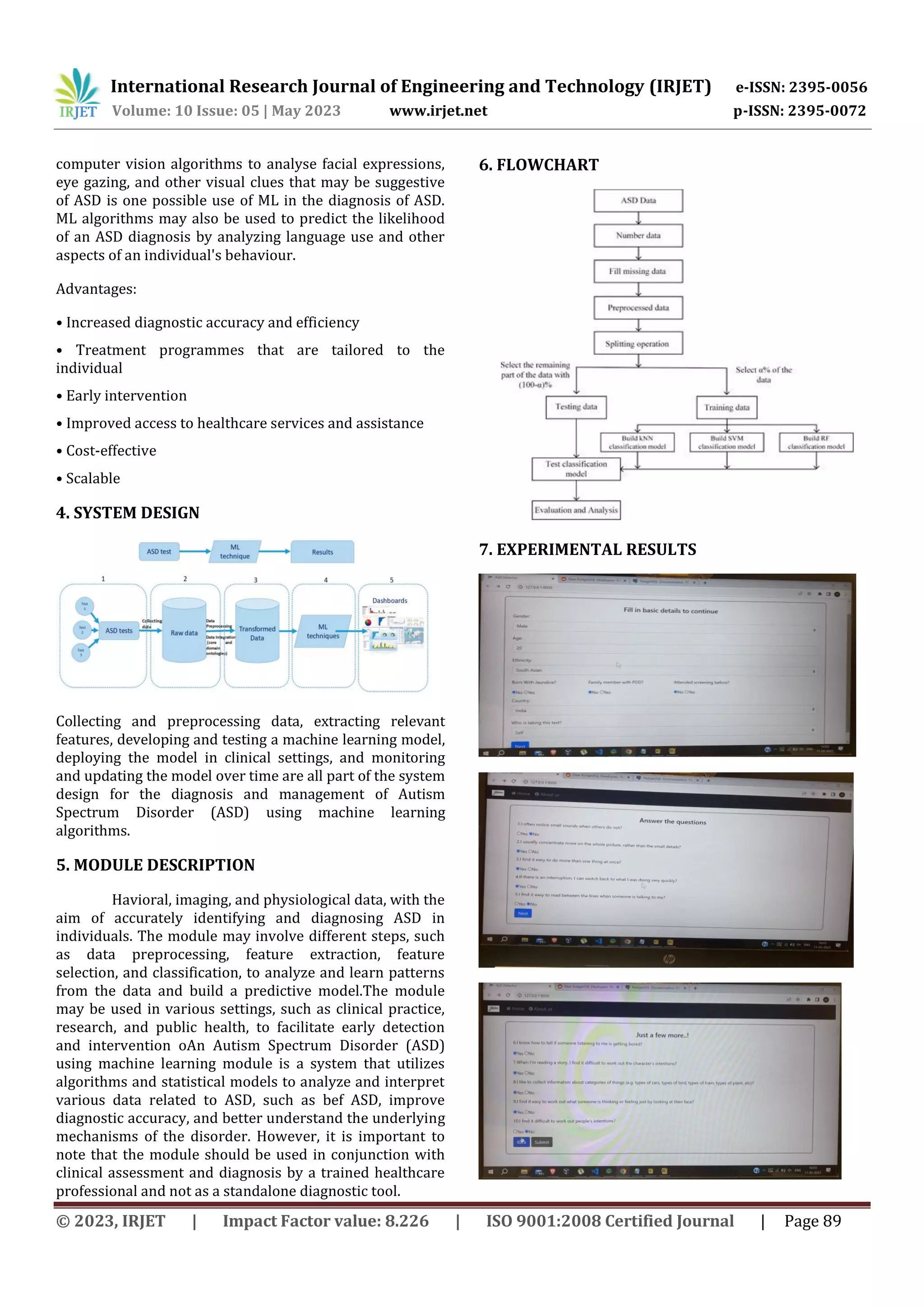 Autism Spectrum Disorder Using Machine Learning | PDF | Brain and Nervous System Disorders ...