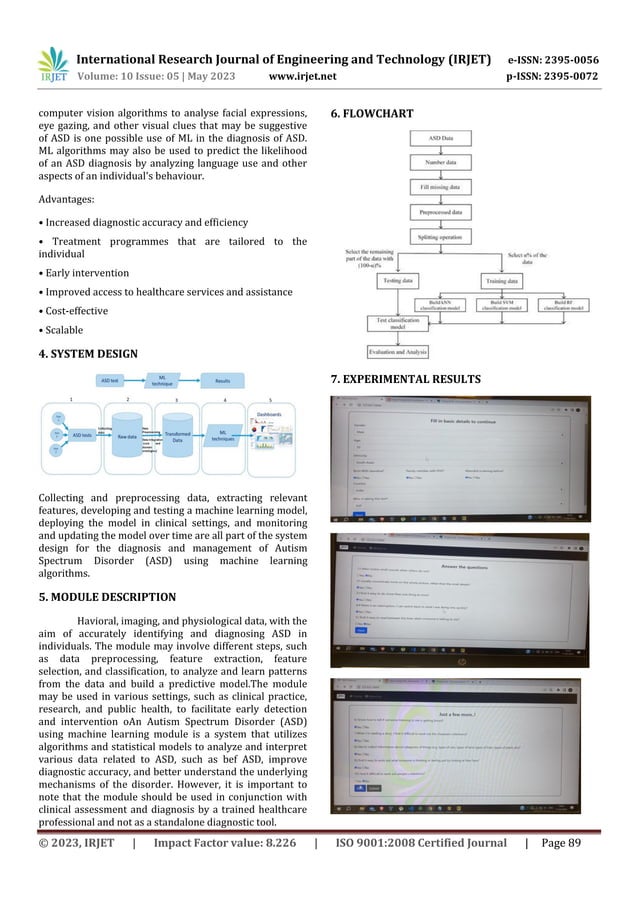 Autism Spectrum Disorder Using Machine Learning | PDF | Brain and Nervous System Disorders ...