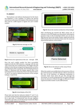 Smart Gas Regulator Using GSM | PDF