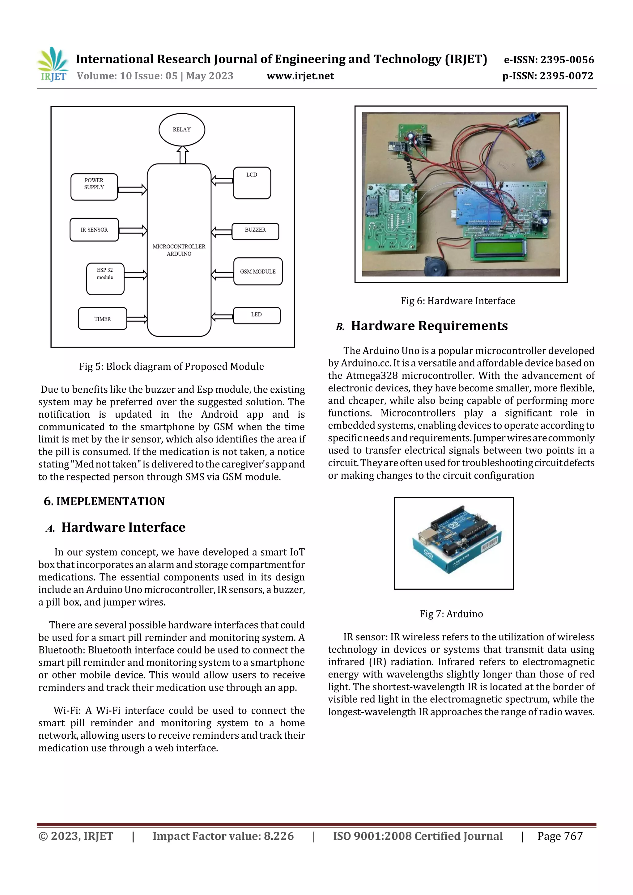 Smart Pill Reminder and Monitoring System | PDF