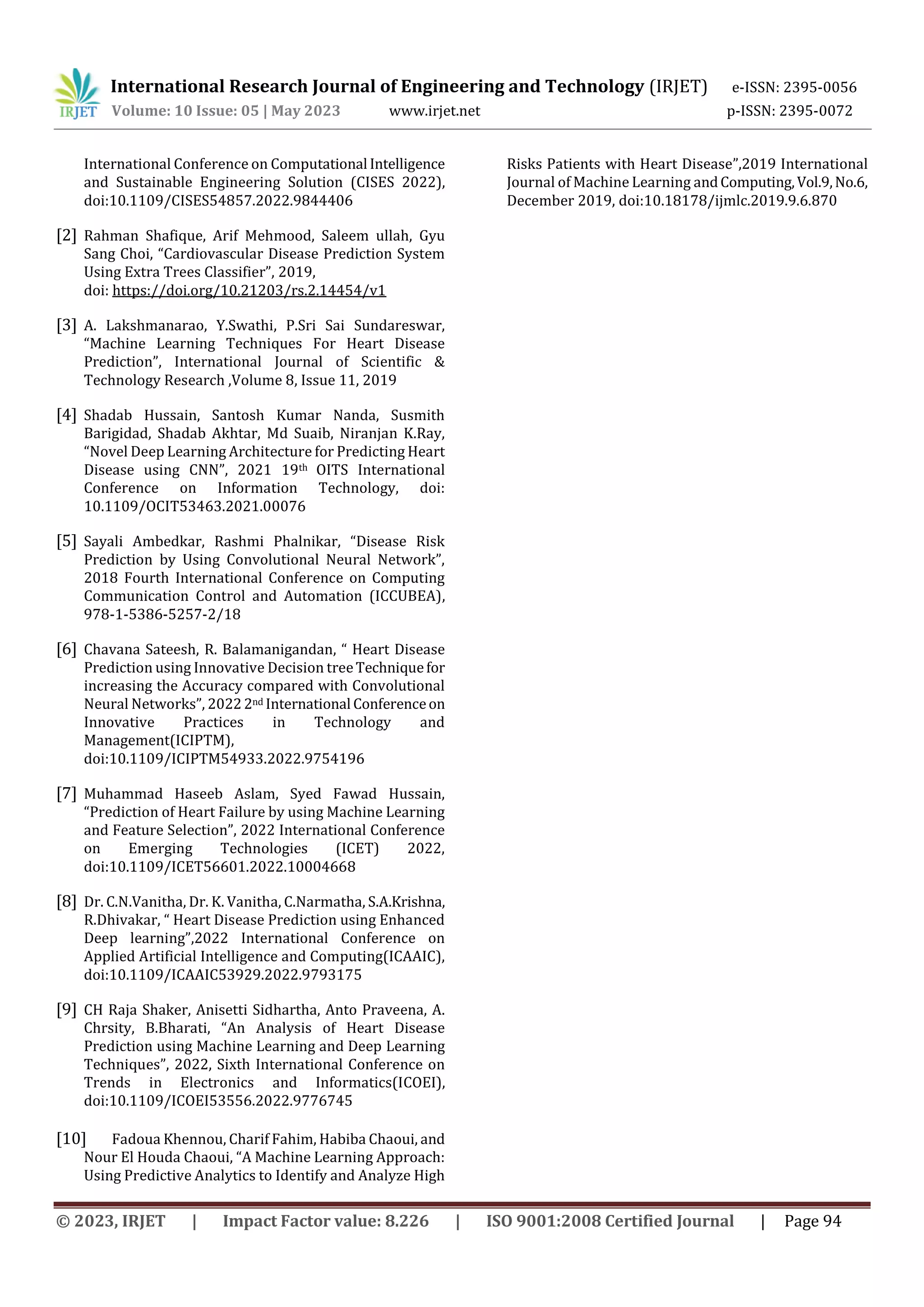 Prediction of Heart Disease Using Machine Learning and Deep Learning ...