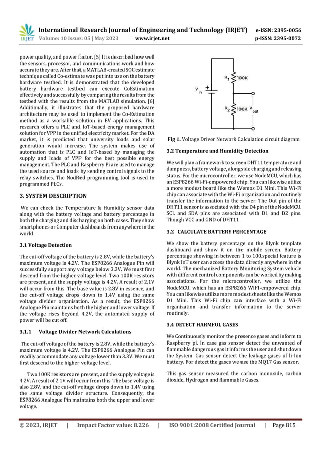 IoT Based Battery Management System | PDF | Consumer Electronics | Technology & Computing
