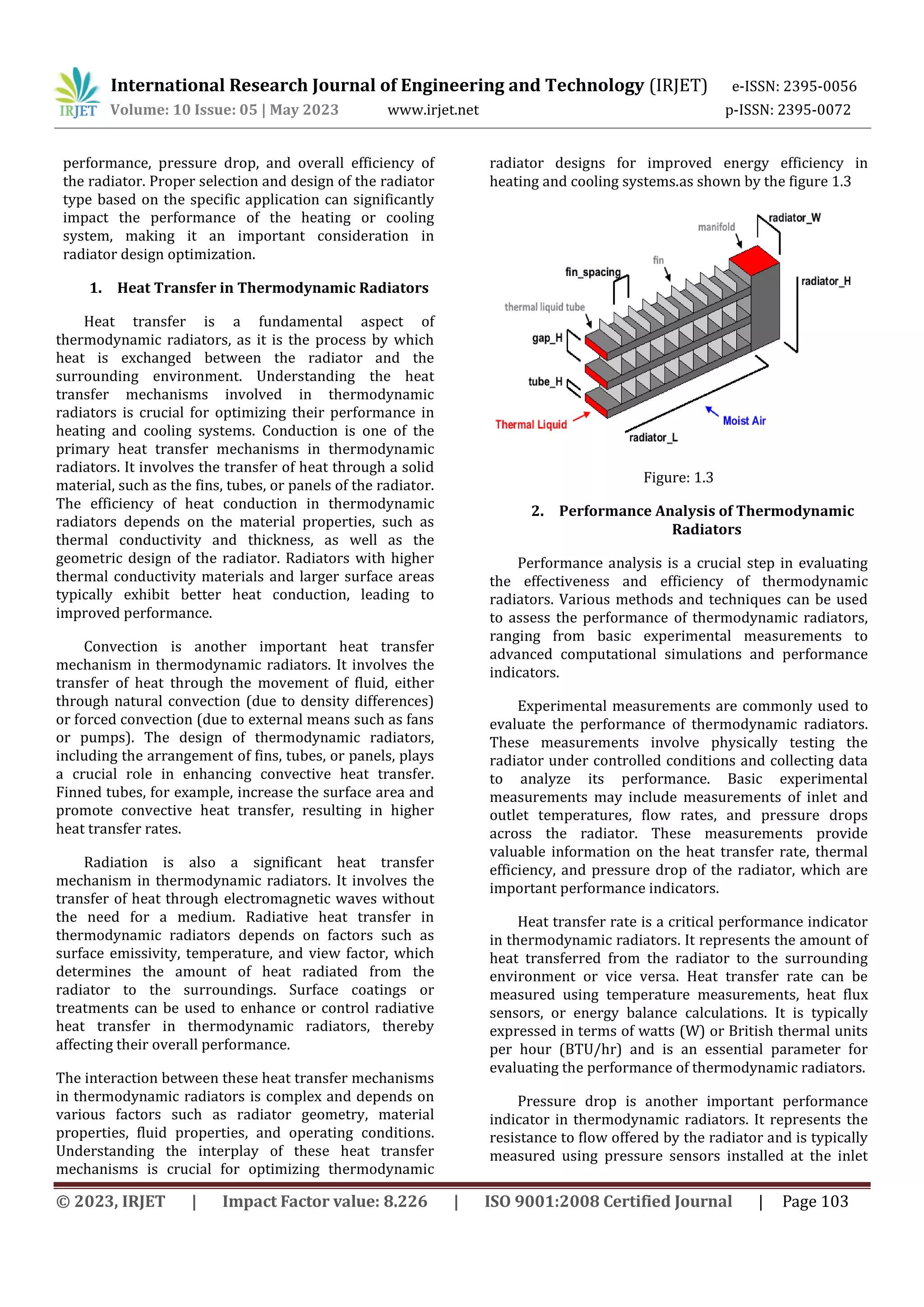 Thermodynamic Radiators: Principles, Applications, and Performance ...