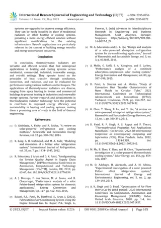Thermodynamic Radiators: Principles, Applications, and Performance Analysis | PDF