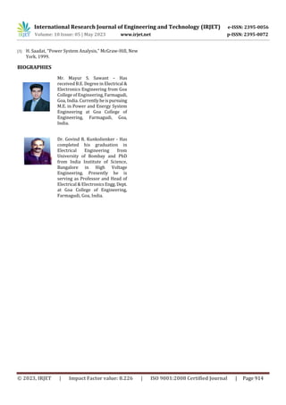 Load Flow and PV Curve Analysis of a 220kV Substation | PDF