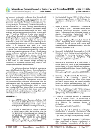 Energy-Efficient Retrofitting with Kinetic Shading Device in Tropical ...