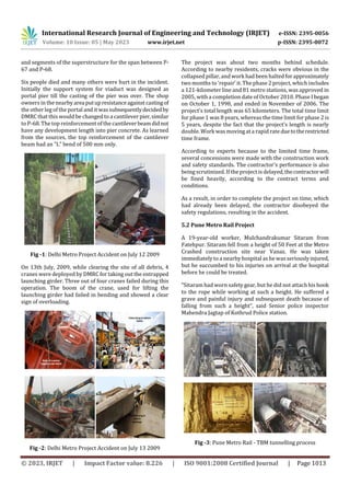 Ensuring Safety for the Construction Workers involved in Metro ...