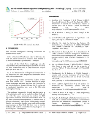 Analysis of Microstructural Behaviour of Rice Husk Ash Blended Cement Mortar | PDF