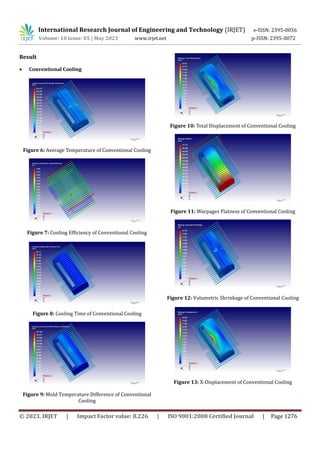 ANALYSIS OF SHRINKAGE AND WARPAGE DISPLACEMENT USING CONFORMAL COOLING | PDF