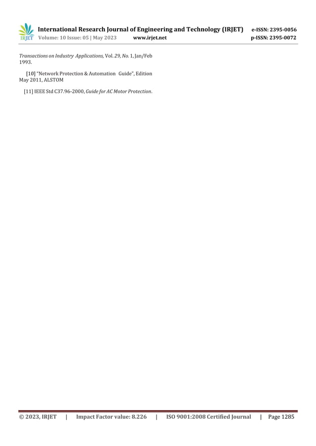 Design and Analysis of Induction Motor thermal Model for Numerical ...