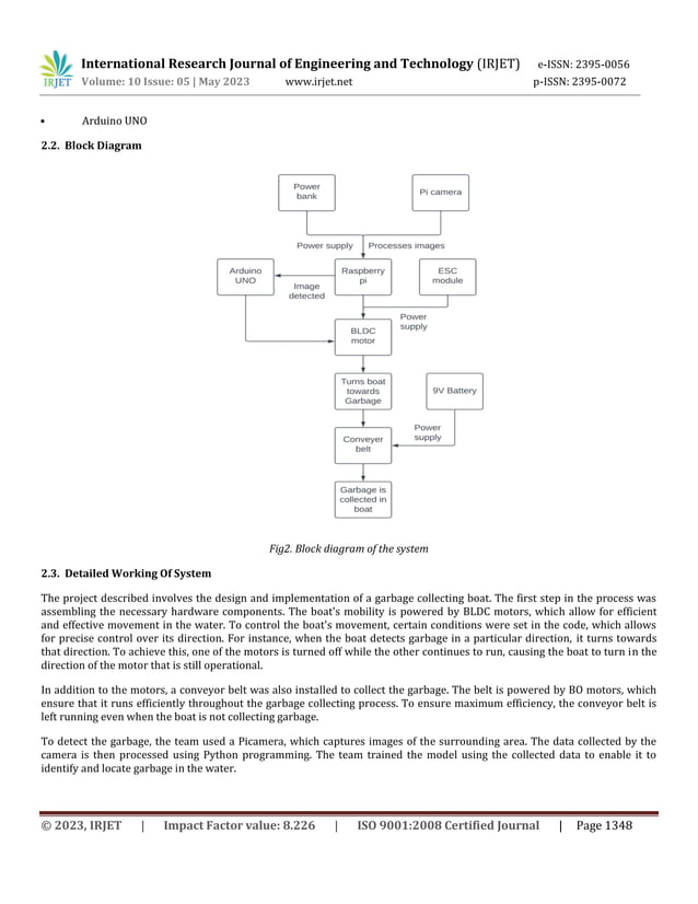 Development of Automated Trash Collecting Boat using Machine Learning | PDF | Environmental ...