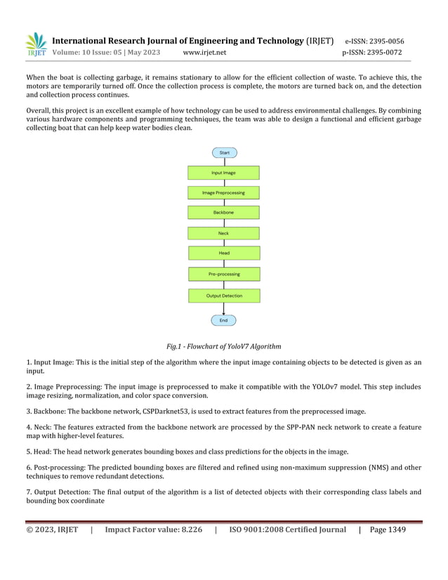 Development of Automated Trash Collecting Boat using Machine Learning | PDF | Environmental ...