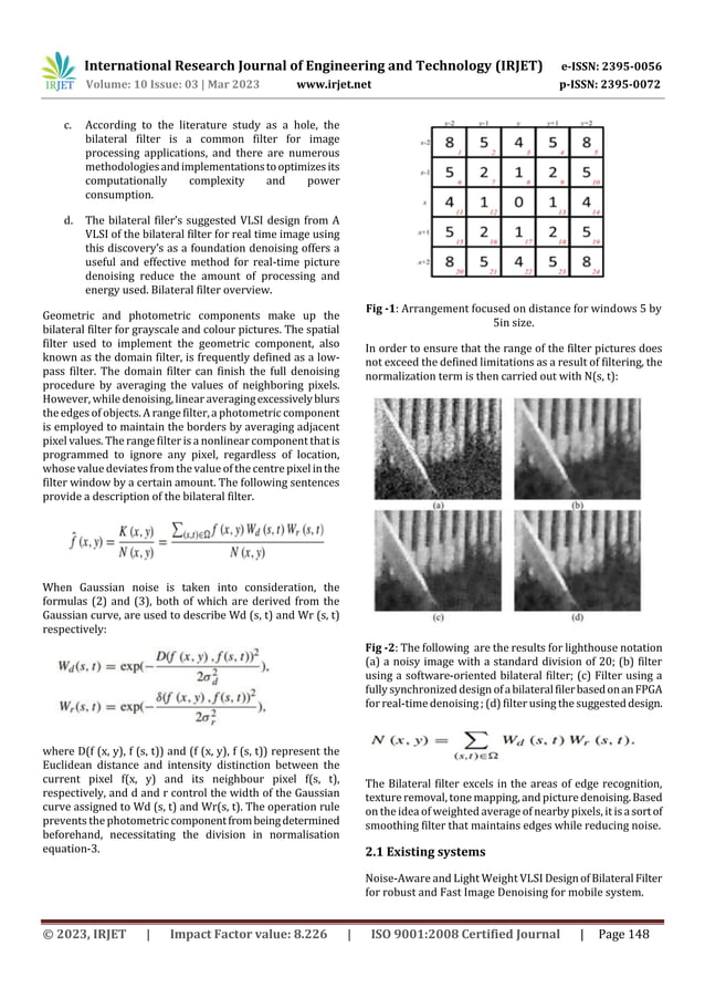 A VLSI Architecture of the Bilateral Filter for Real-Time Image Denoising | PDF | Photo Editing ...