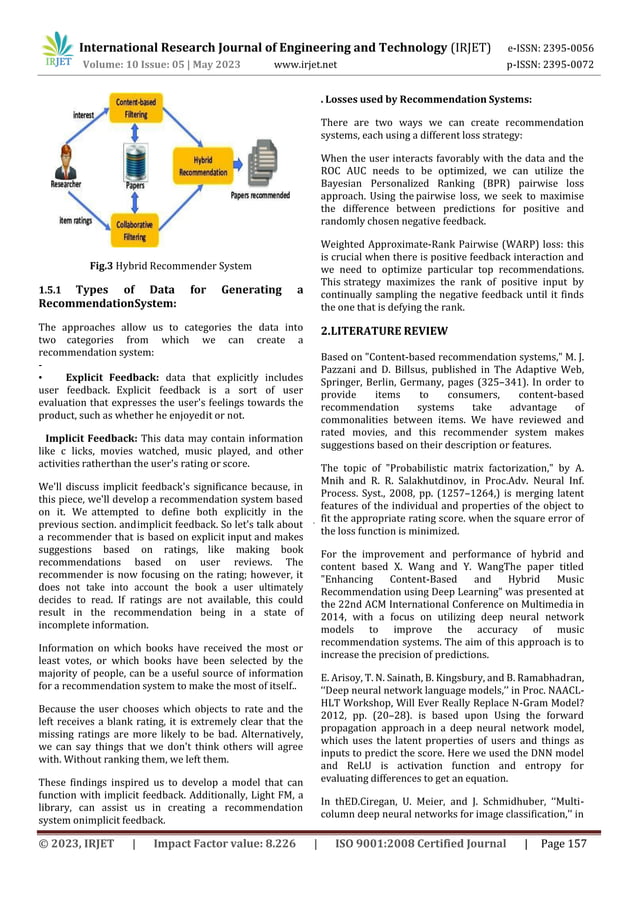 Movie Recommendation System Using Collaborative Filtering Pdf Free Download