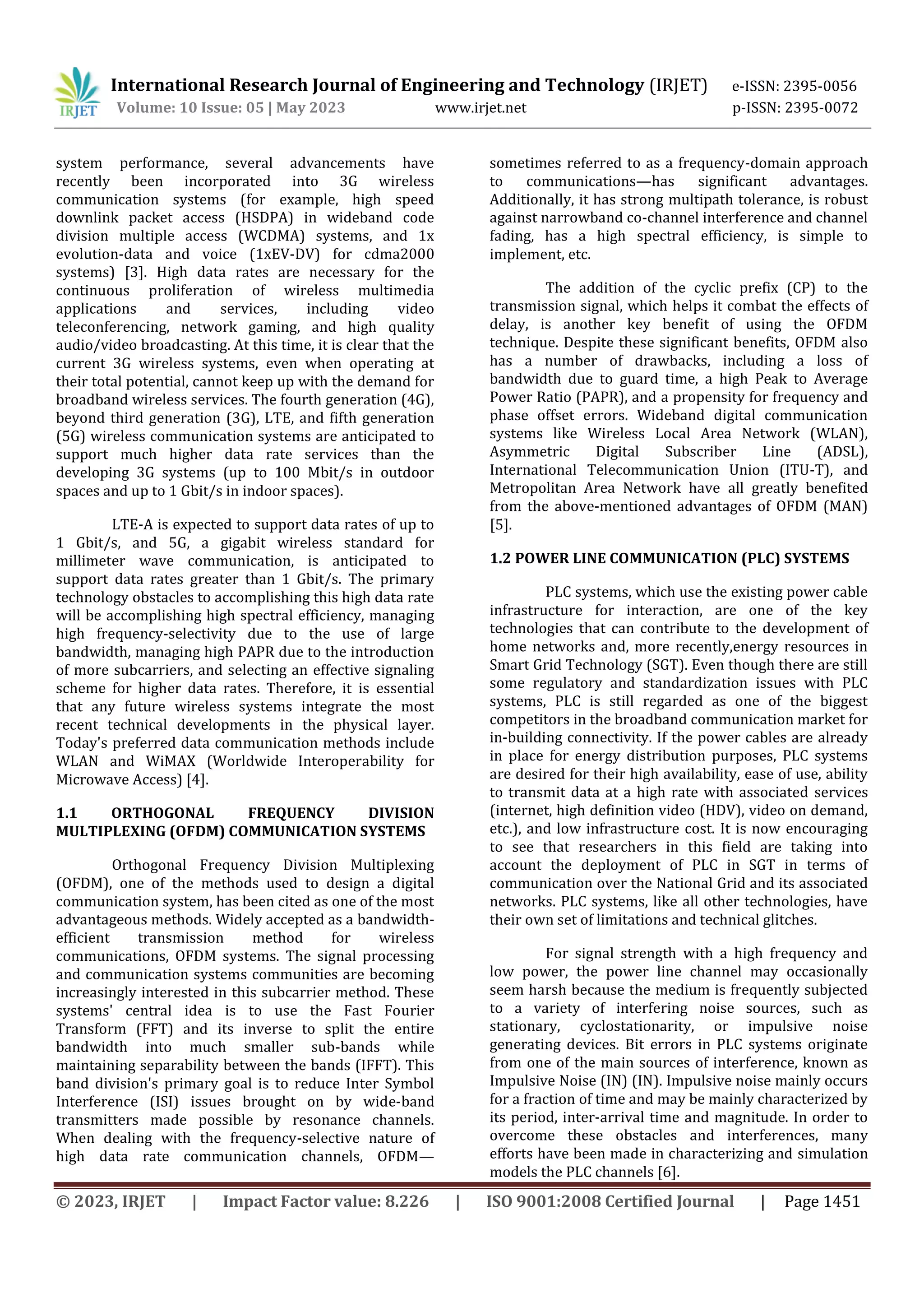 ANALYSIS AND REDUCTION OF TIMING JITTER USING HYBRID OFDM - DFMA PONS | PDF
