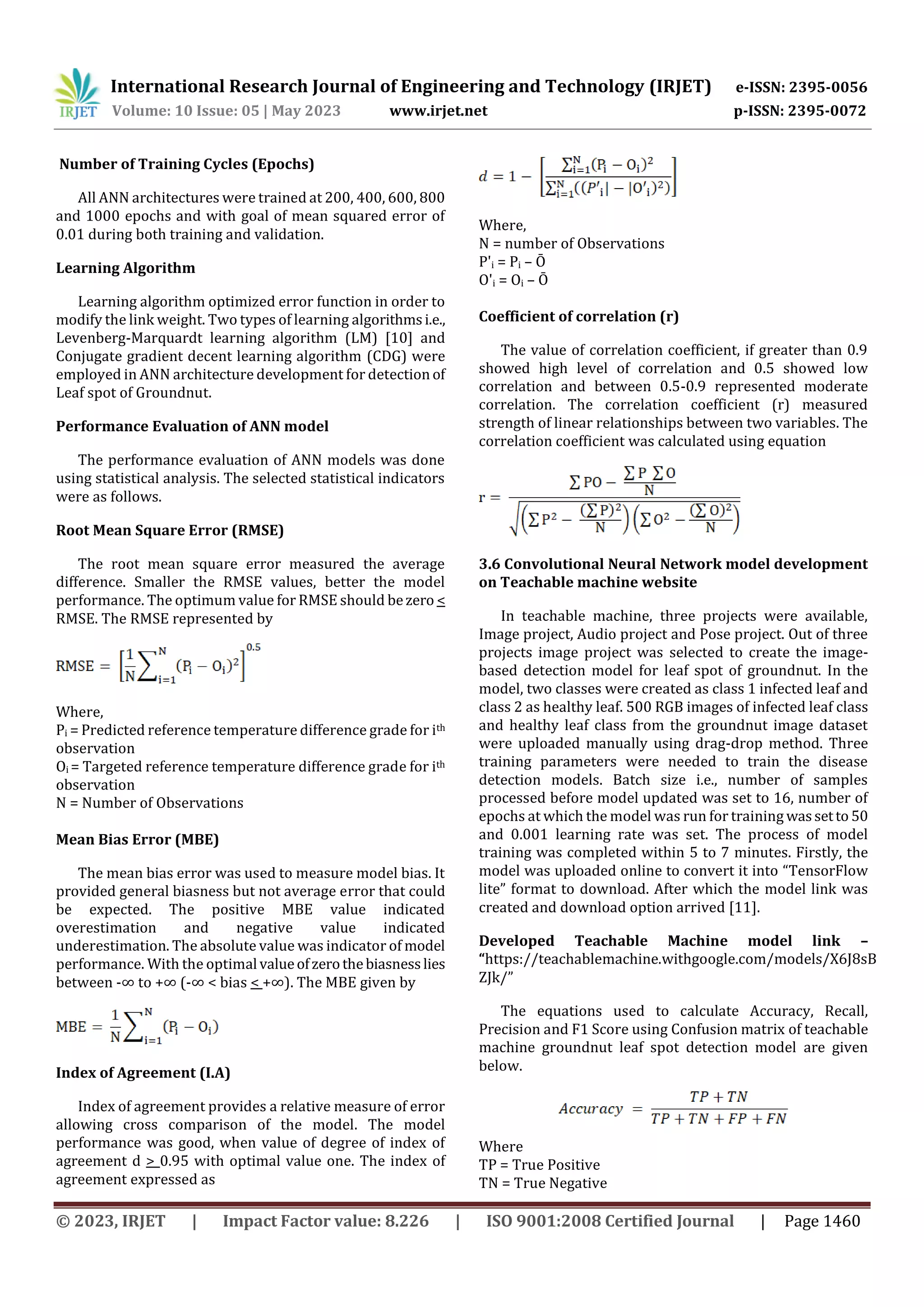 Detection Of Early Leaf Spot Of Groundnut Using Neural Network Techniques Pdf