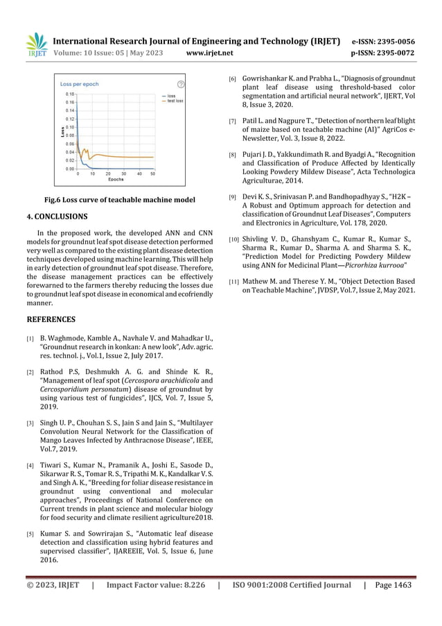 Detection Of Early Leaf Spot Of Groundnut Using Neural Network Techniques Pdf