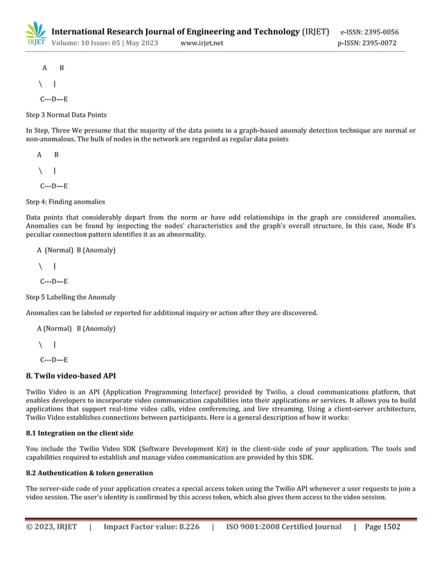 Real-time Anomaly Detection and Alert System for Video Surveillance | PDF