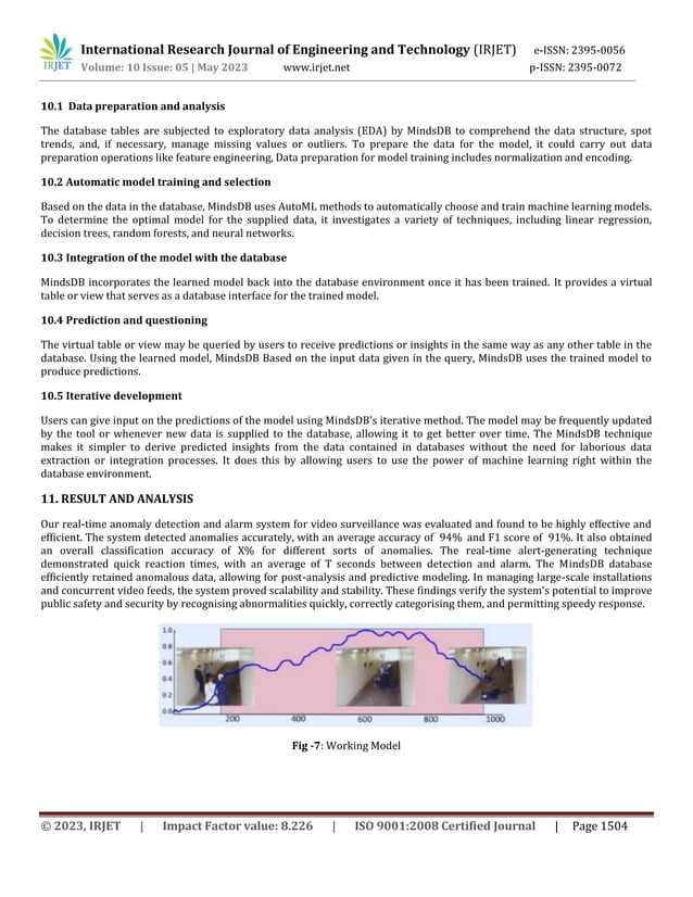 Real-time Anomaly Detection and Alert System for Video Surveillance | PDF