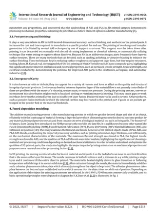 A review on different process parameters in FDM and their effects on various required outputs ...
