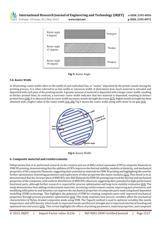 A review on different process parameters in FDM and their effects on various required outputs ...