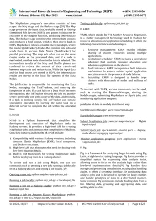 Big Data Testing Using Hadoop Platform | PDF