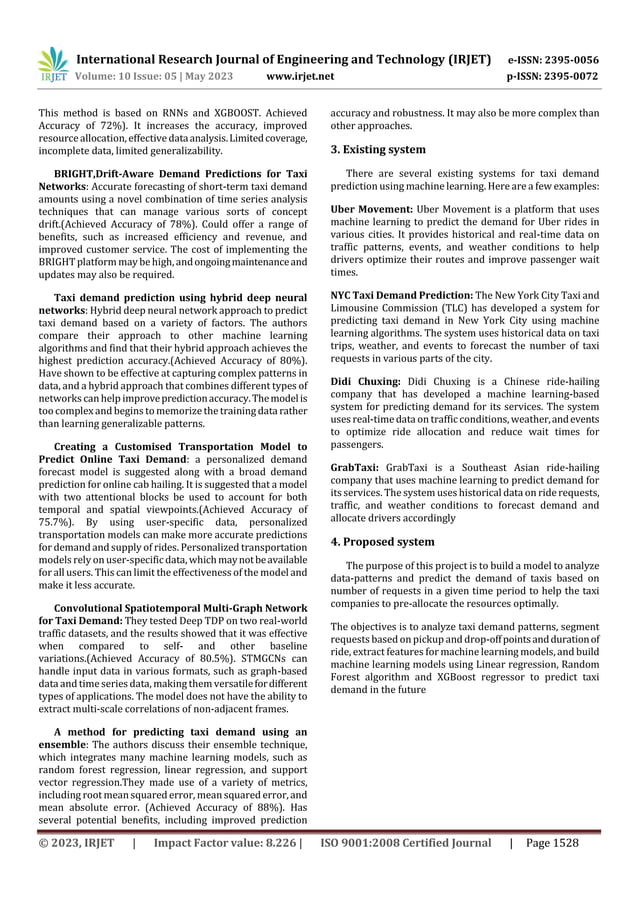 Taxi Demand Prediction Using Machine Learning Pdf
